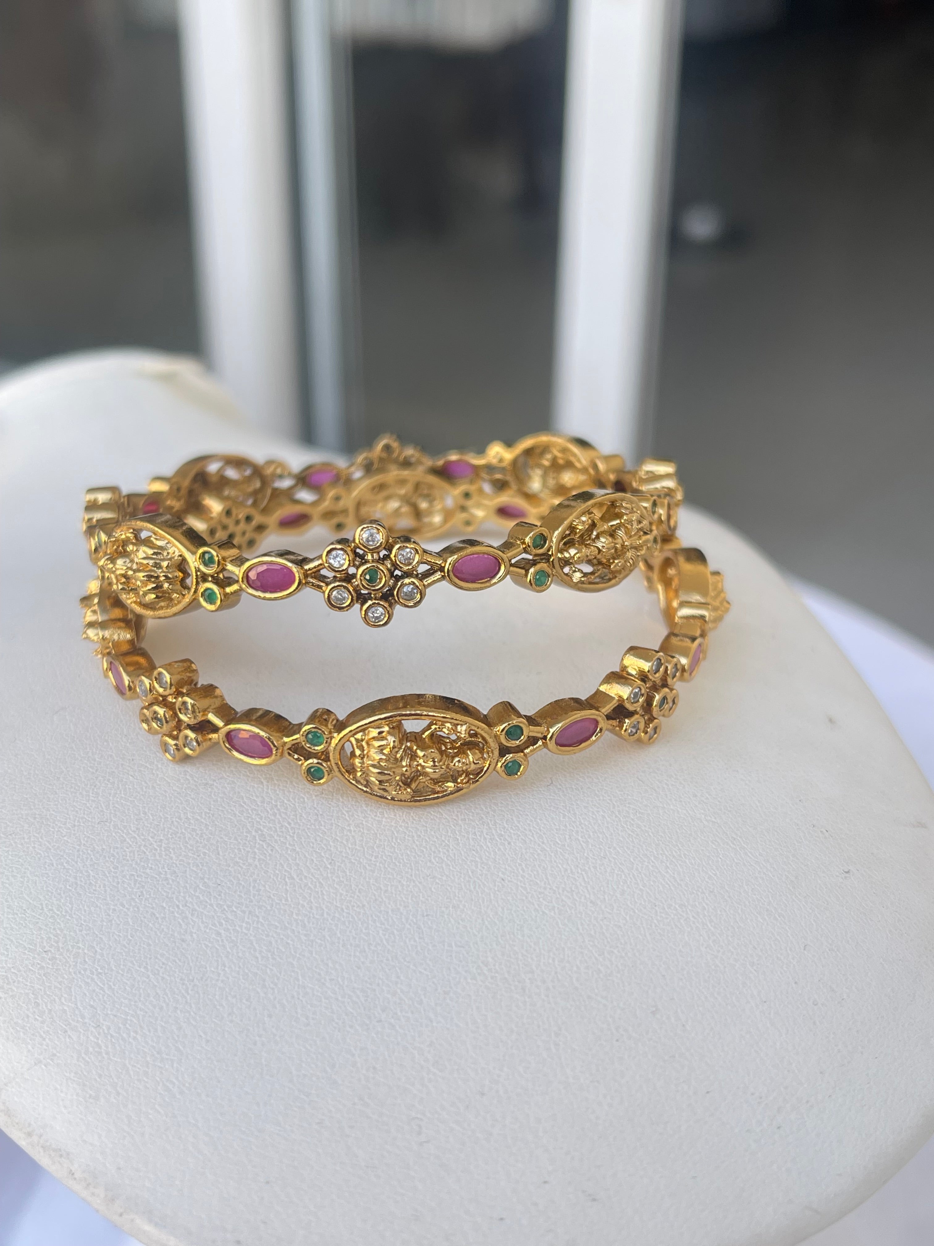 Multi Lakshmi Devi bangles – Yuvi_Collections
