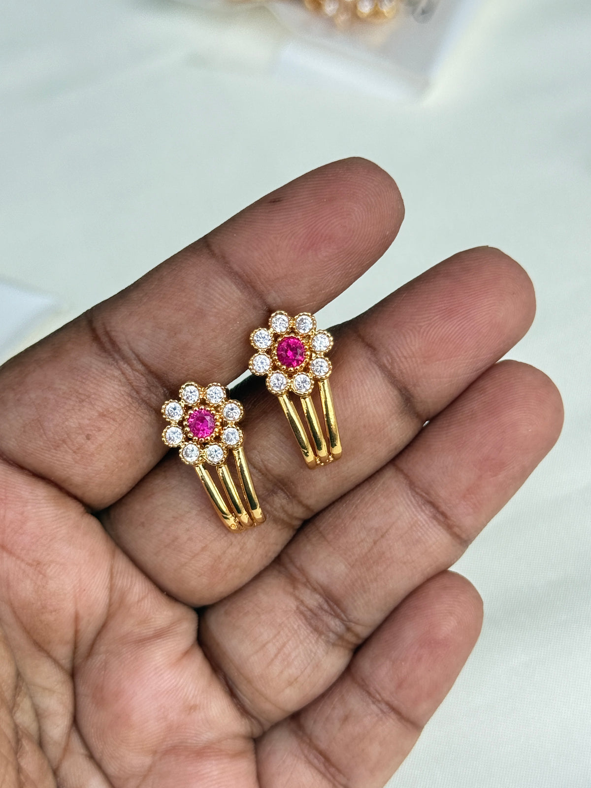 Ph143 panchaloham j type studs big – yuvicollections.com